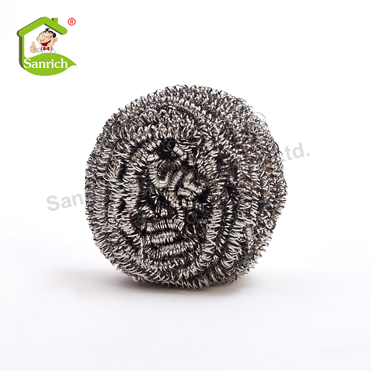 Blister Packing Kitchen Pot Cleaning Metal Steel Spiral Mesh Scourers ...