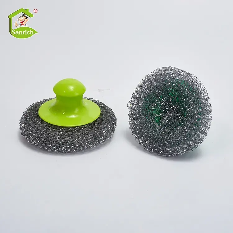 Household Cleaning Scrubbers Stainless Steel Scourer Daily Necessities ...