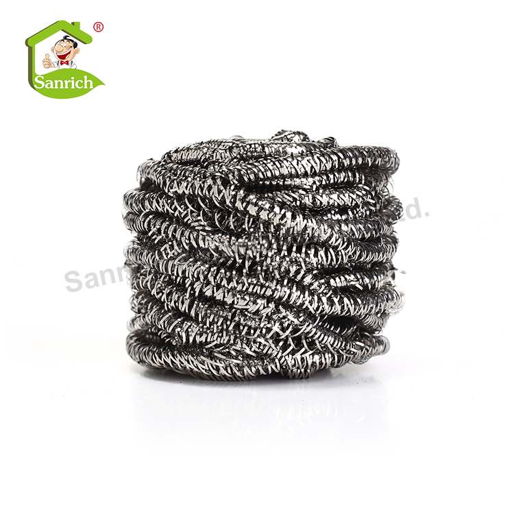 410 Stainless Steel Wire Metal Wool Mesh Scrubber Cleaning Brush ...